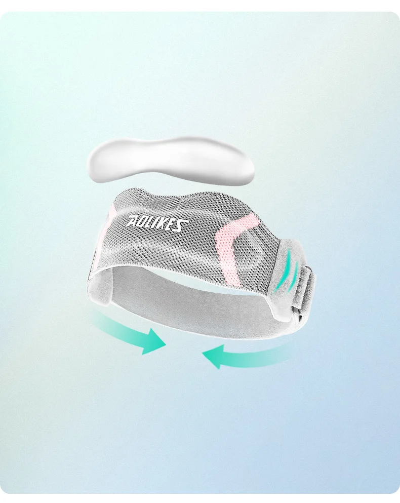 Silicone Knee Patella Tendon Strap Pad Protector Knee Pads Adjustable ...