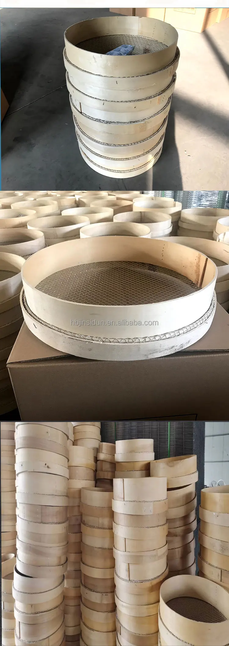 Traditional Handmade Wooden Garden Soil Sieve with Stainless Steel Wire ...