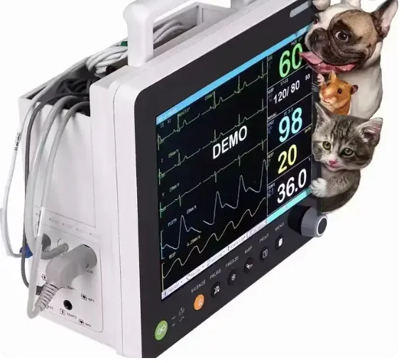 Medical Portable Multi-parameter Vitals Signs Machine Color Display ...