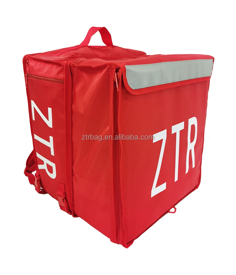 Insulated Food Delivery Bag Thermal Expandable Motorcycle Delivery ...