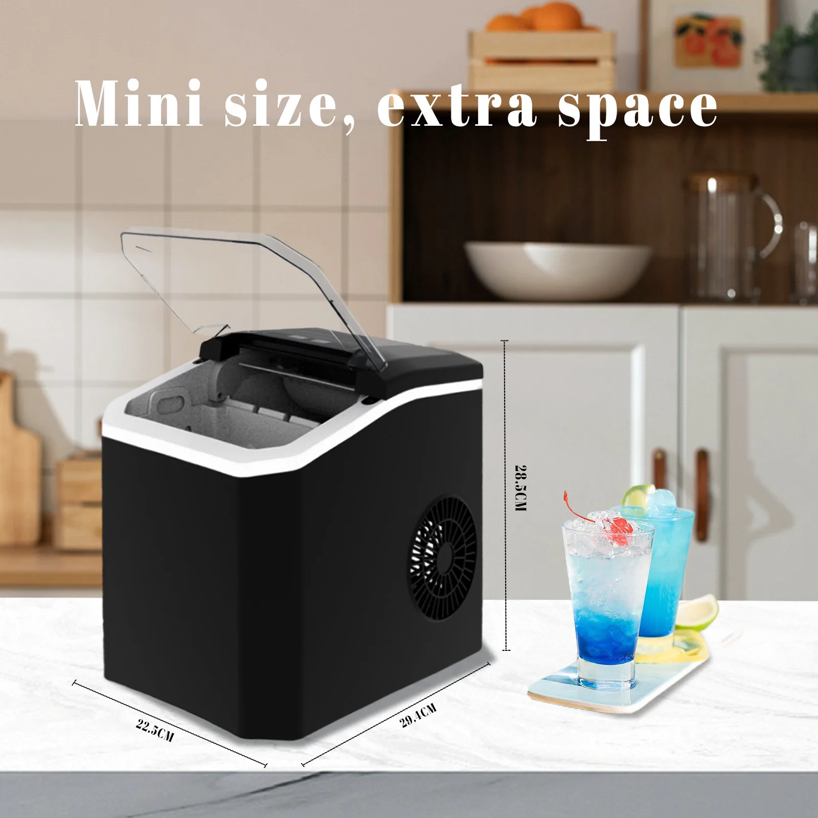 Syh605 Electric Thermoelectric Ice Maker Mini Ice Cube Maker Automatic ...