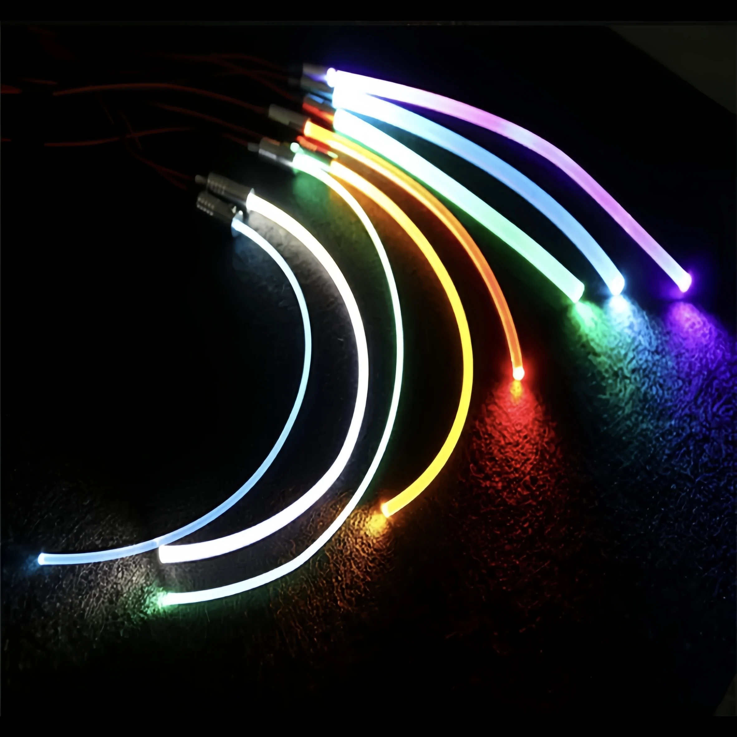 12V Skirt Optical Fiber Light Guide Strip for Decorative Lighting