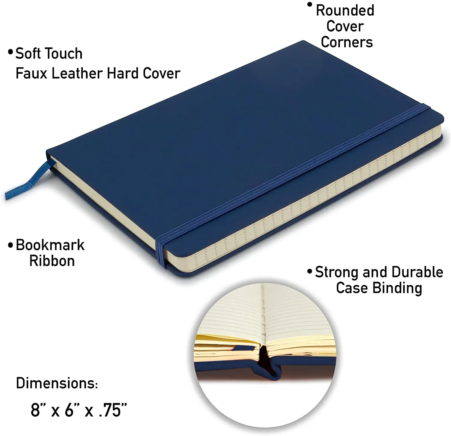 Custom Moleskin Classic Hardcover Notebook A5 PU Leather