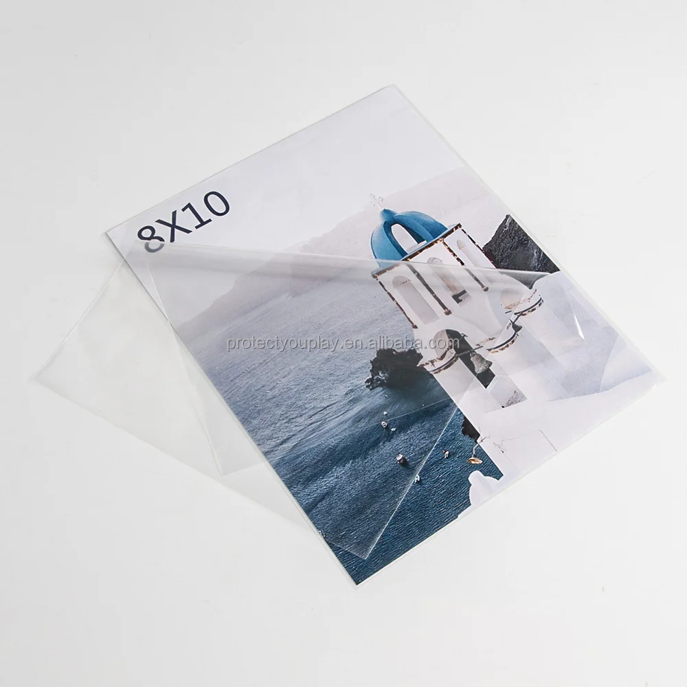 8x10 Photo Sleeves - Archival Quality Polypropylene Bags