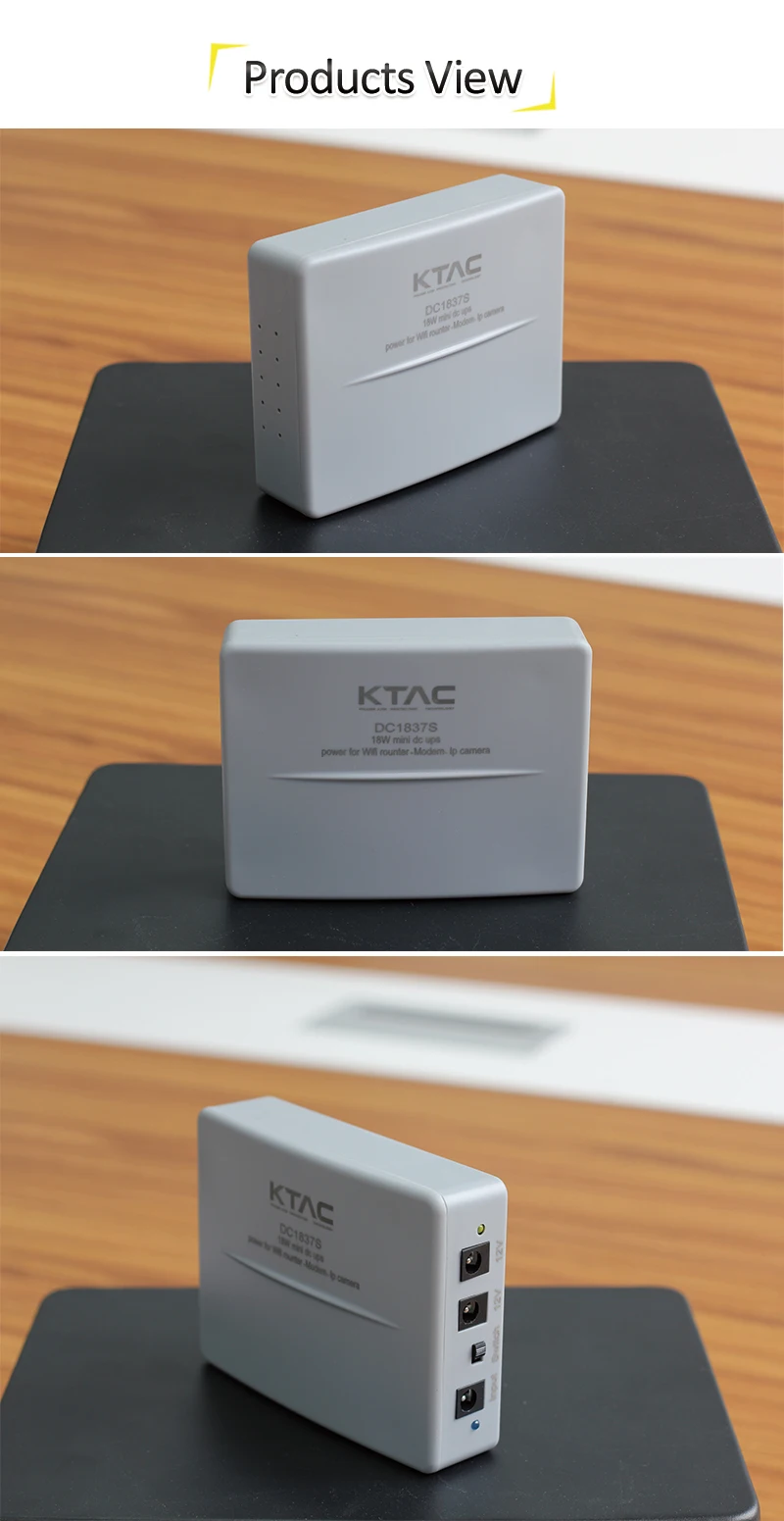 18w Dc Mini Ups Output 12v Dc Ups For Wifi Router And Modem With Li-ion ...