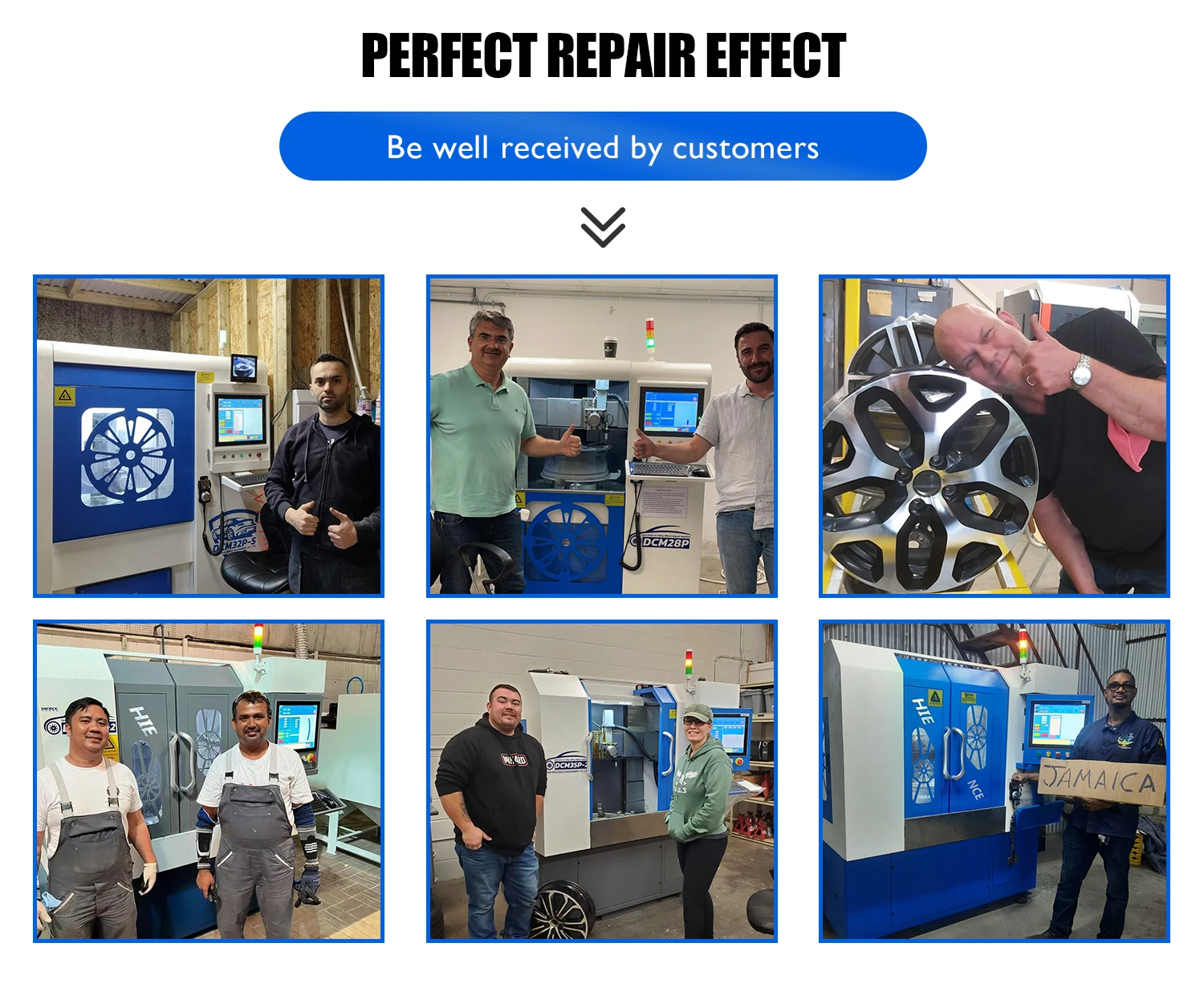 Automatic Mobile Rim Repair Machine Vertical Wheel Repair Equipment in ...