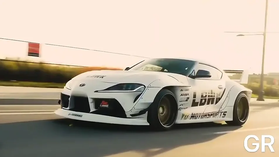 Wide Body Kit For Toyota Supra A90 A91 Mk5 FRP LB Style Kits Bumper Kit ...