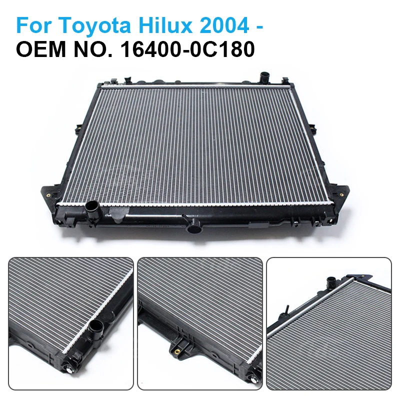 Auto Parts - Aluminum Truck Cooling Radiator for Toyota