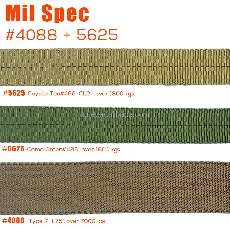 JUDE Webbing - High Strength Mil Spec Nylon Bias Binding