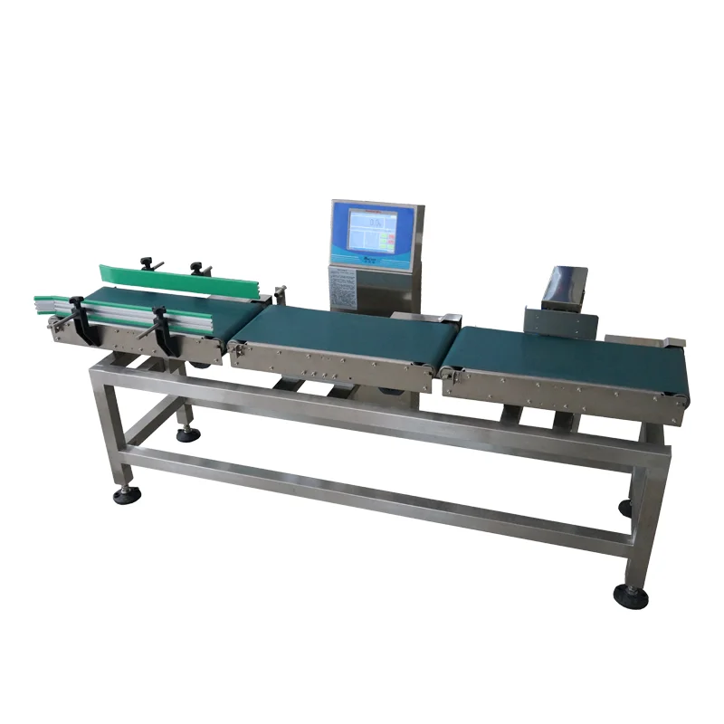 Automatic checkweigher for box package with rejection checkweigher conveyor