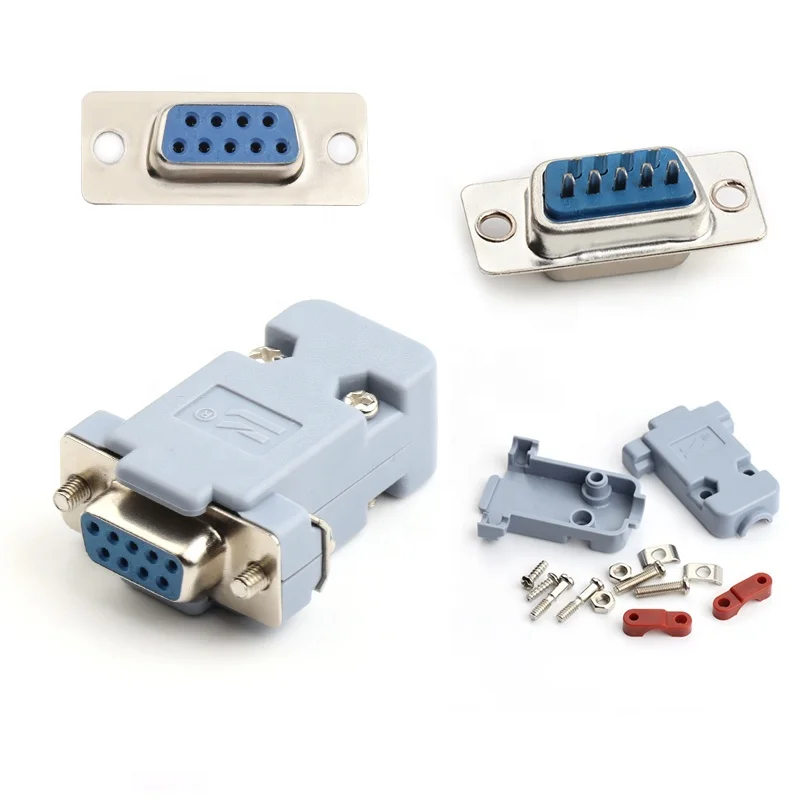 RS232 Serial Port Connectors 10x RS232 DB9 9-Pin Female Connectors ...