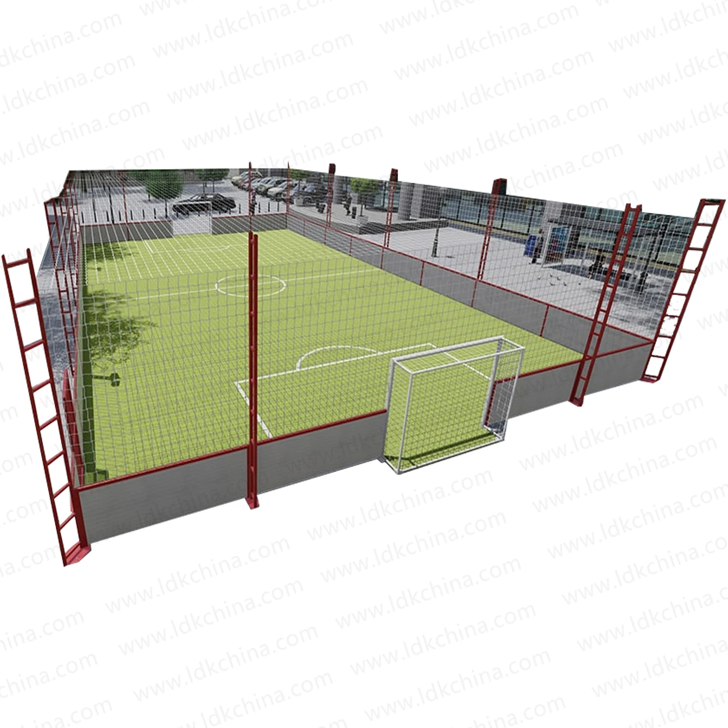 Custom Soccer Field Cage 2025 - Panna Football Cage for Sale