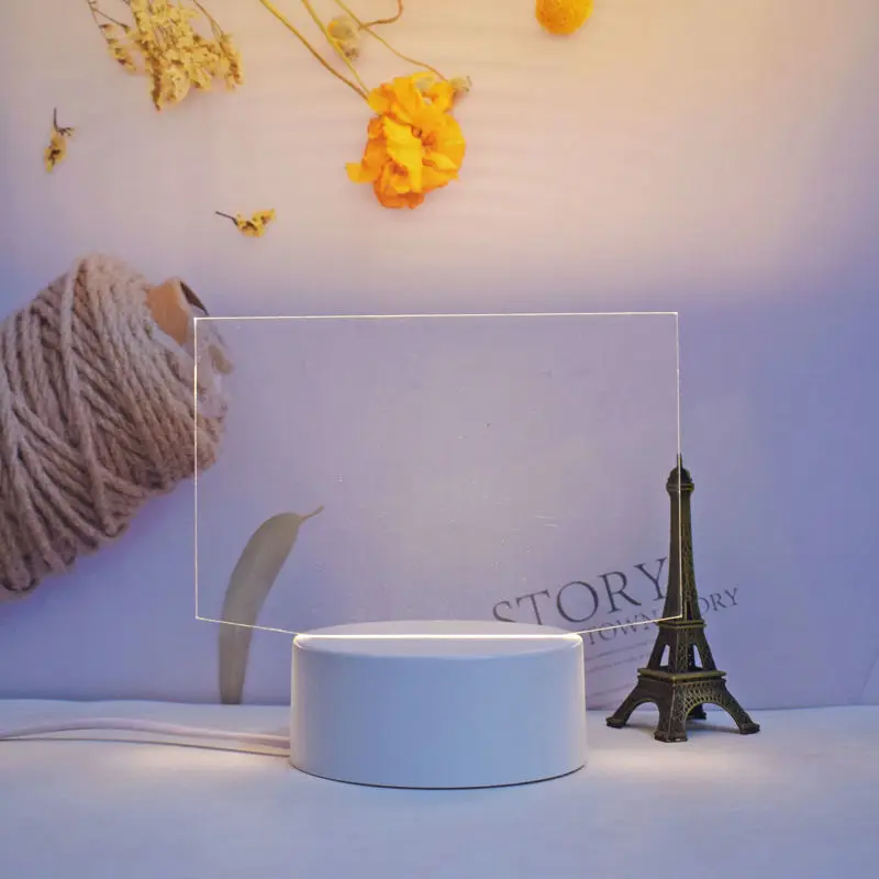 Acrylic Sheet for LED Base Light-Emitting DIY Night Light