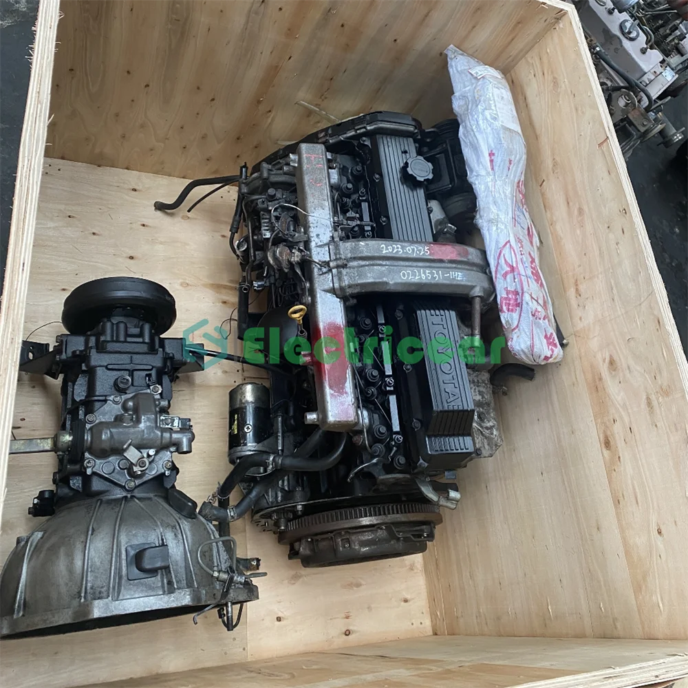 Used 1HZ Diesel Engine with Gearbox for Toyota Land Cruiser & Coaster ...