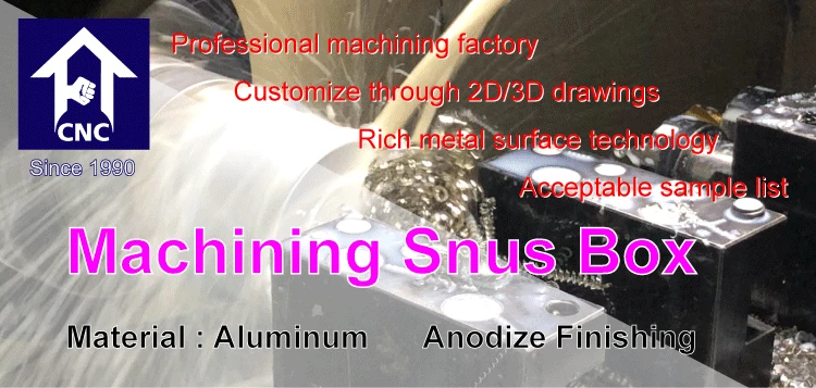 Custom Design Metal Snuff Dip Can - Engravable & Waterproof