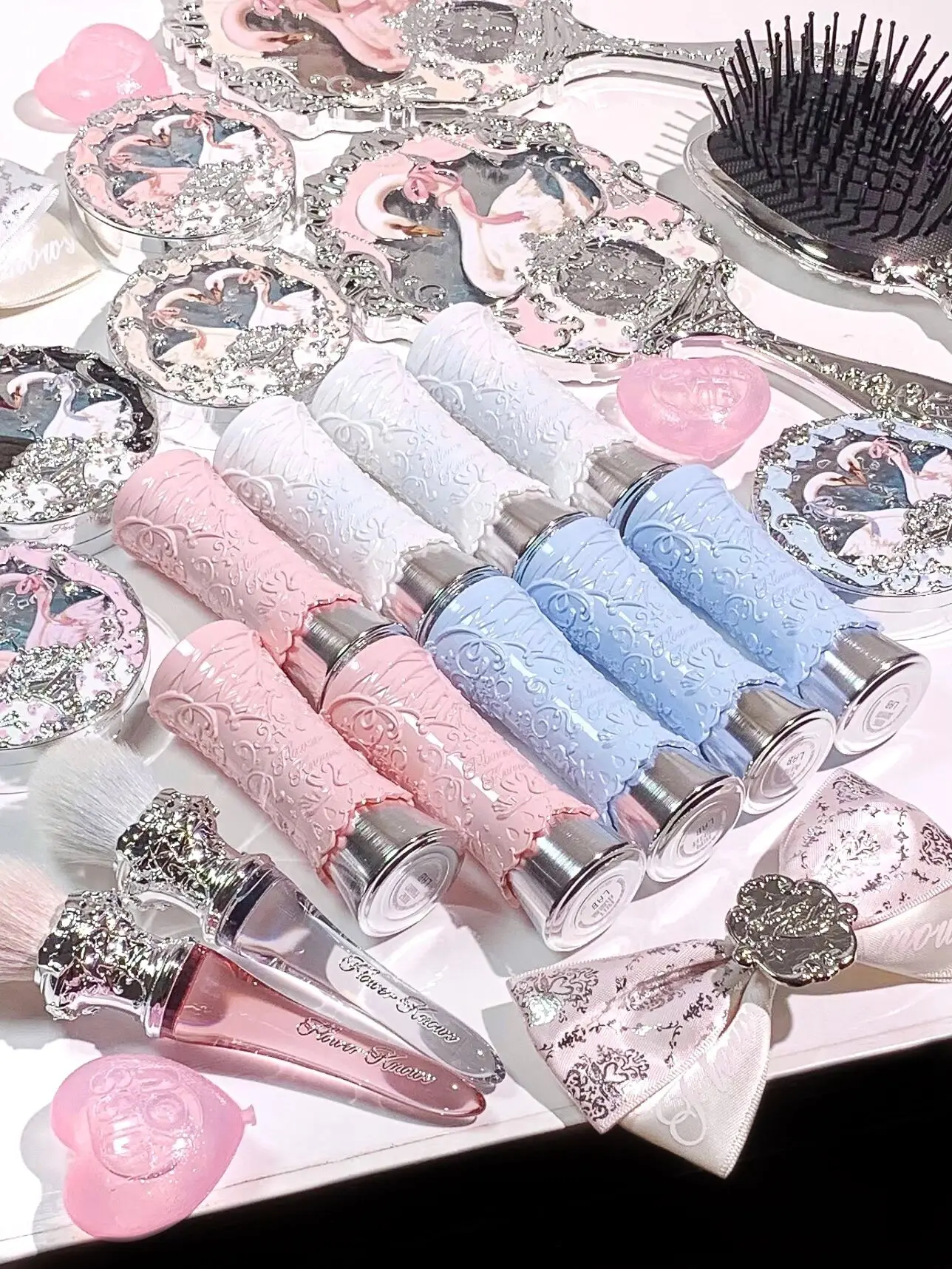 Flower Knows Swan Ballet Lip Glaze - Moisturizing & Long-lasting