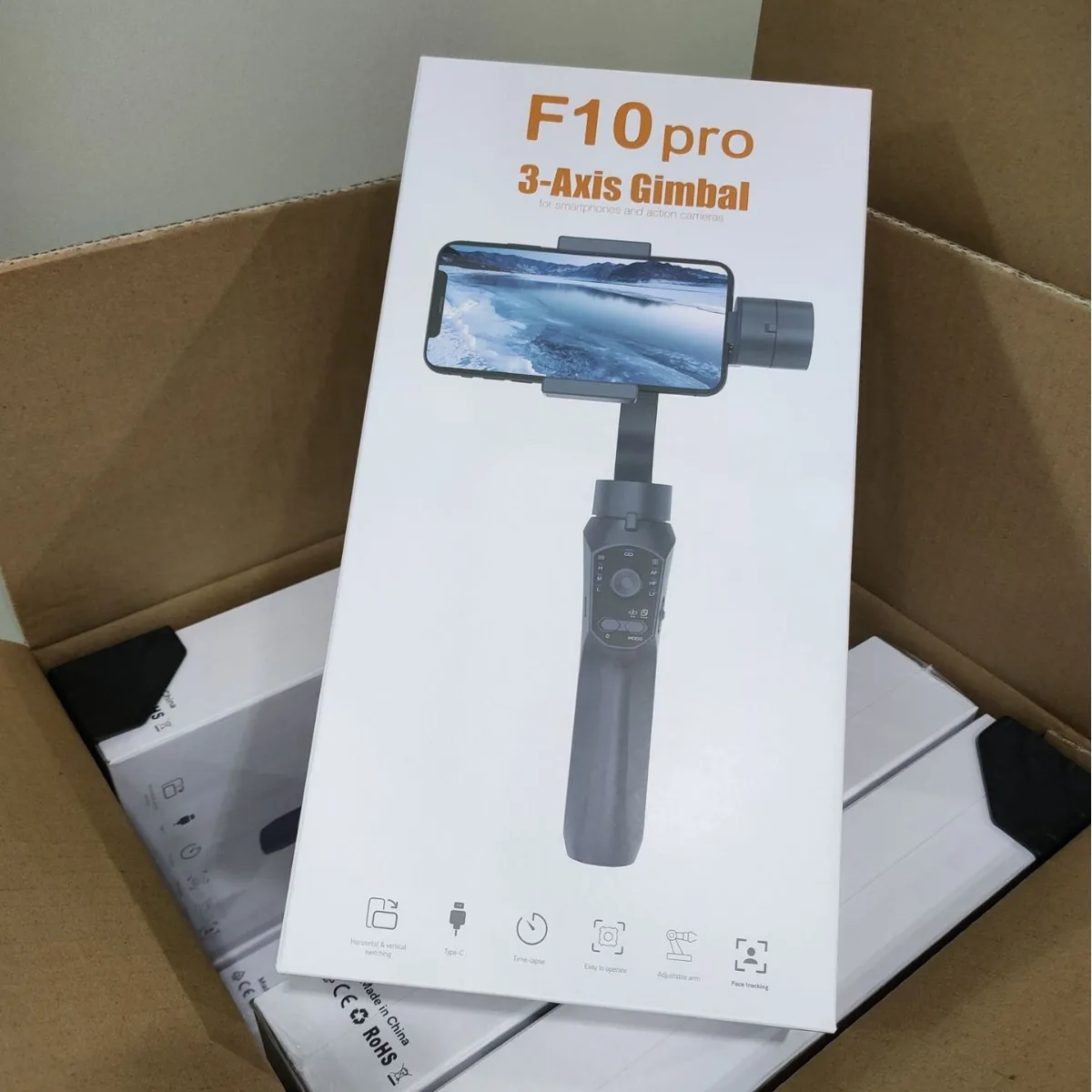 F10 PRO Face Automatic Tracking Handheld 3 Axis Gimbal Stabilizer for ...