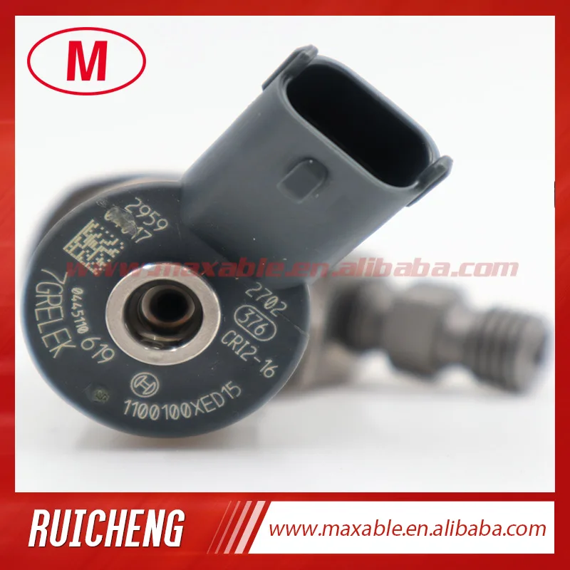 0445110619 1100100XED15 Common Rail Injector for Great Wall Pickup