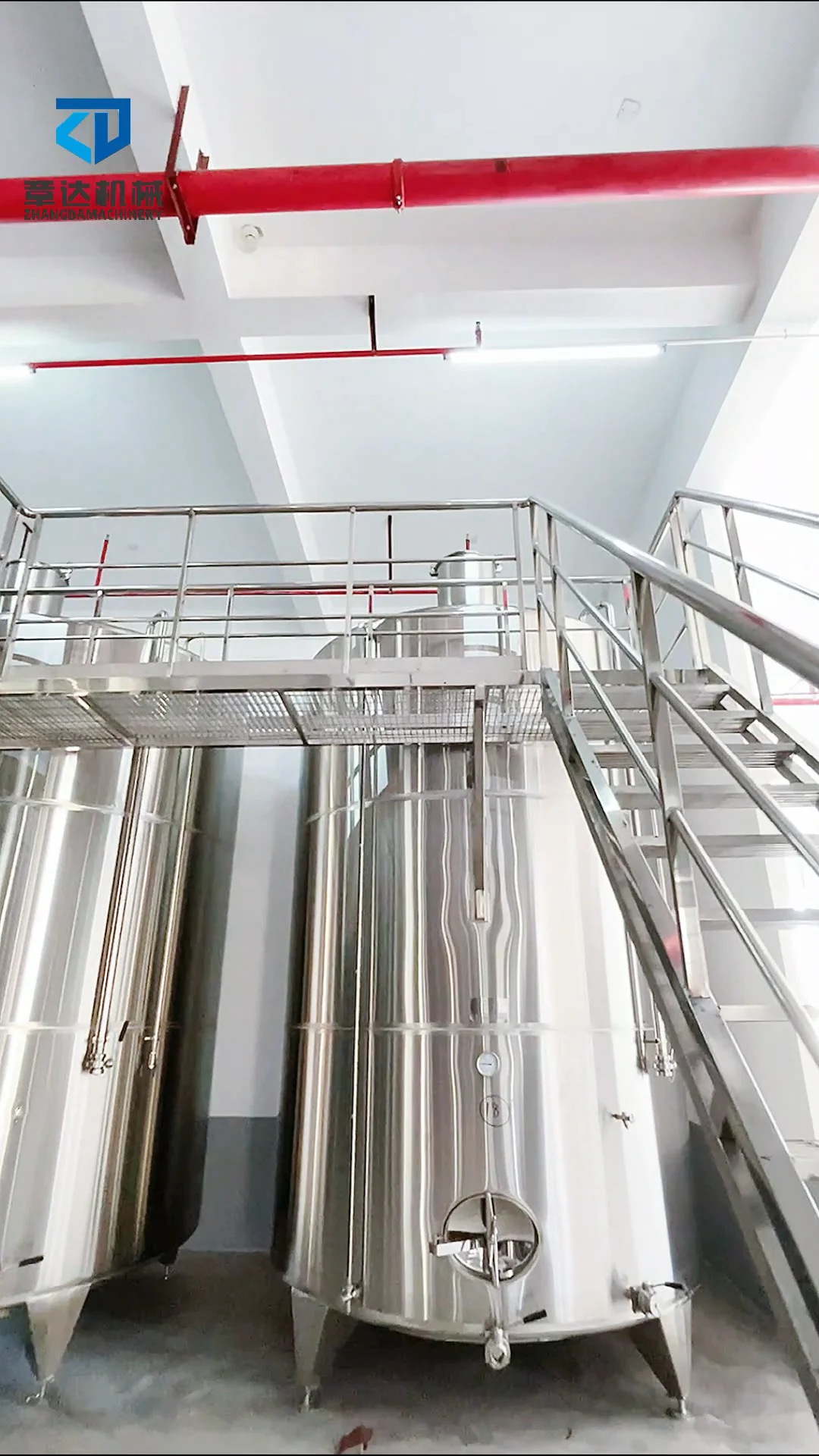 500l 1000l Stainless Steel Storage Tank Brandy Freezing Tank Honey Wine ...