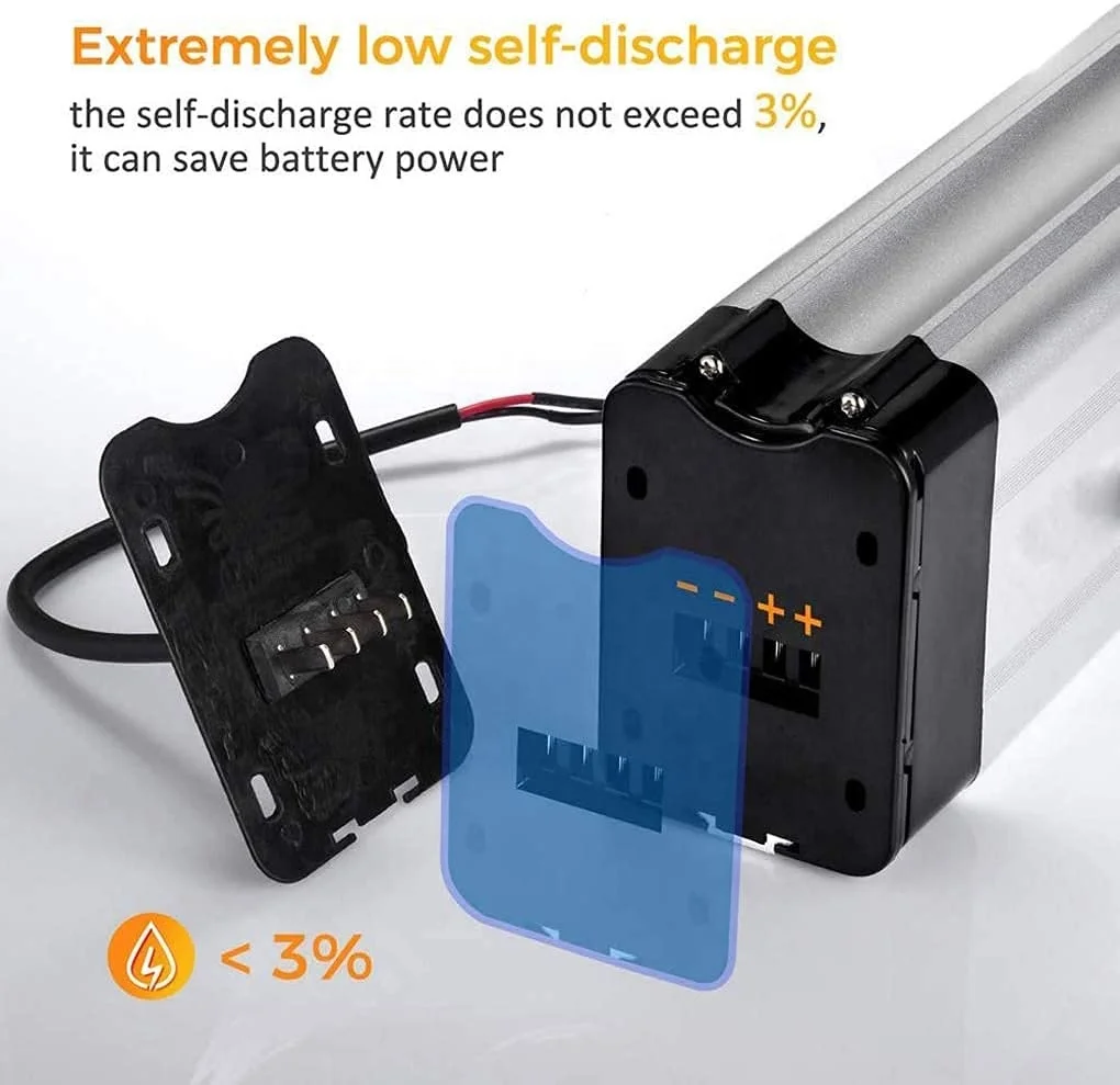 SilverFish Ebike Lithium Batterie 500W 36V 48V 10AH 15AH 21AH Electric ...