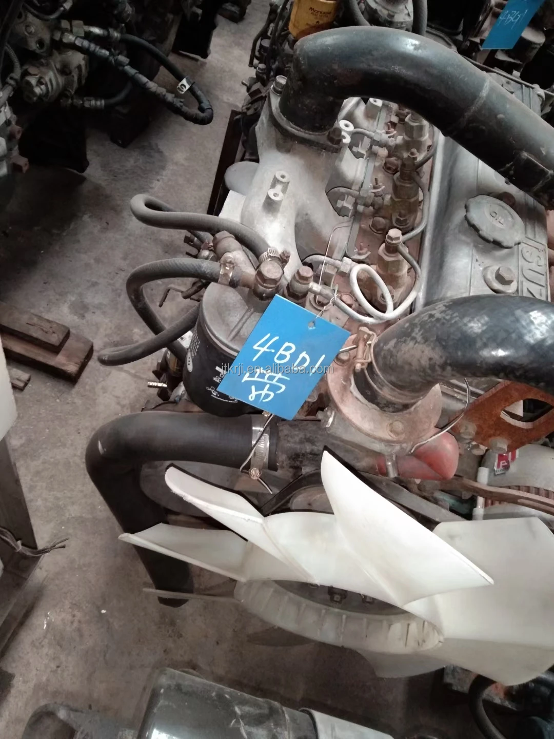 Original Used 4BD1 4BD1T Complete Engine for EX100 Excavator