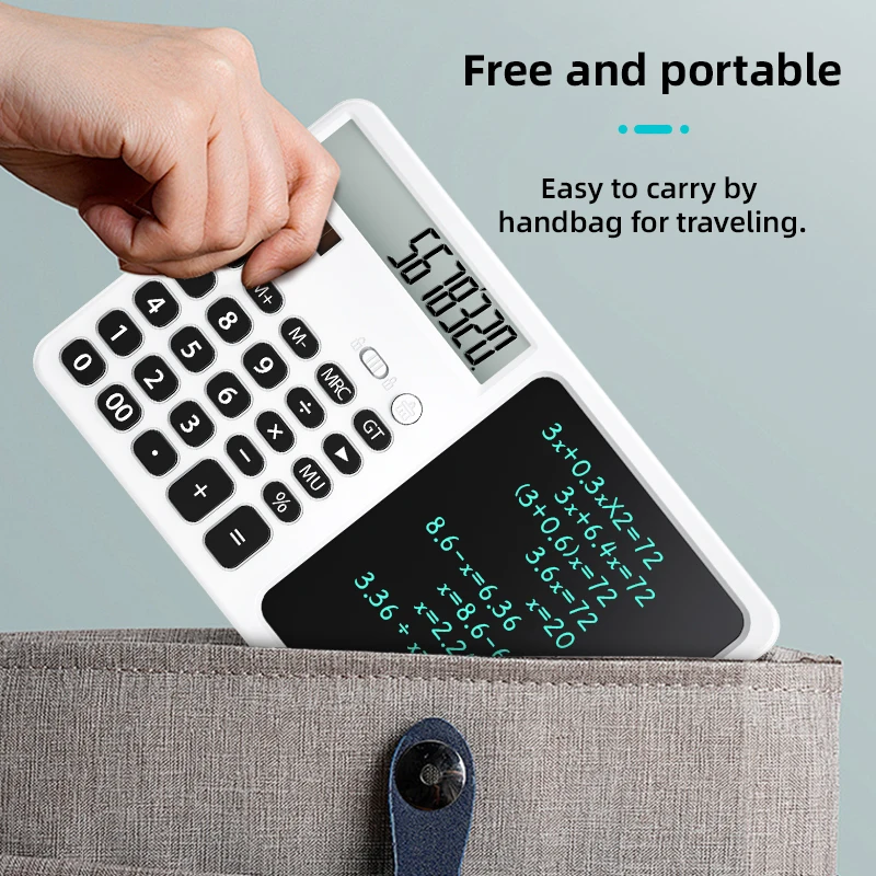 Portable Multi-function 2 in 1 Calculator 8 Inch LCD Writing Tablet ...