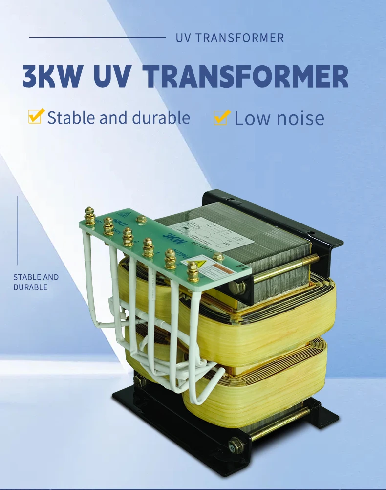 High Tension Copper Aluminium Wire Transformer for UV Curing Lamps