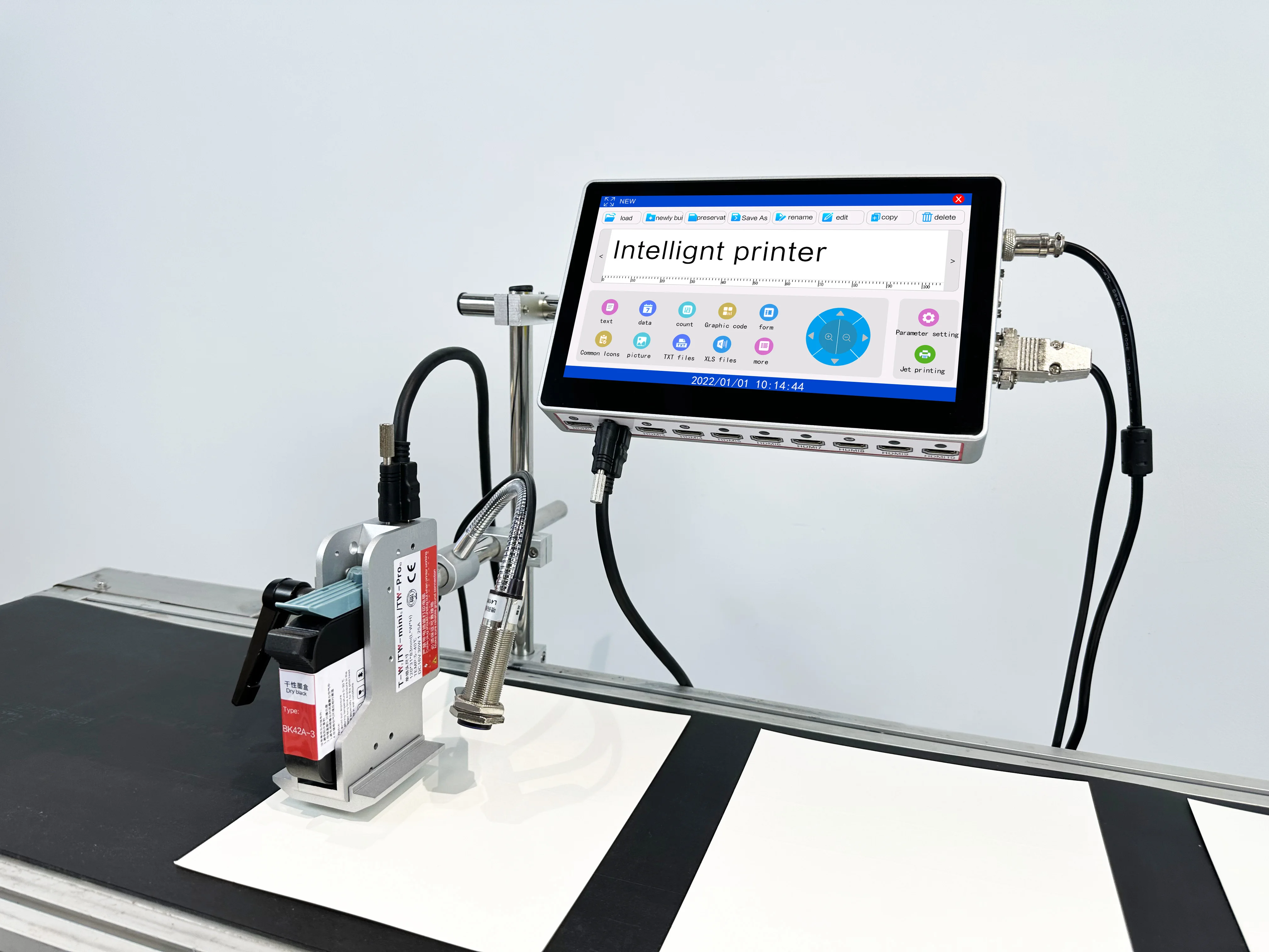 TIJ Printer - Fast Dry Ink, Automatic Smart Date Marking