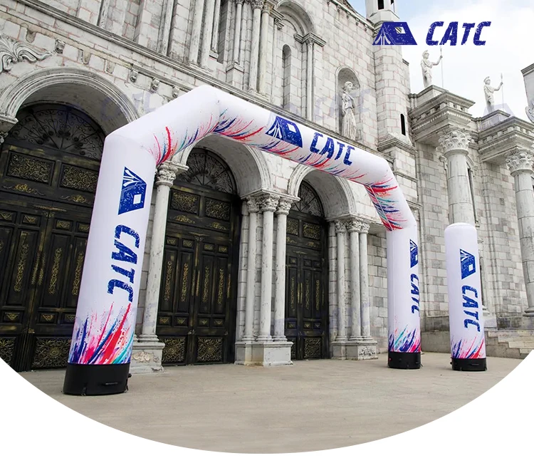Custom Logo Printing Advertising Inflatable Arch Gate Inflatable Race ...