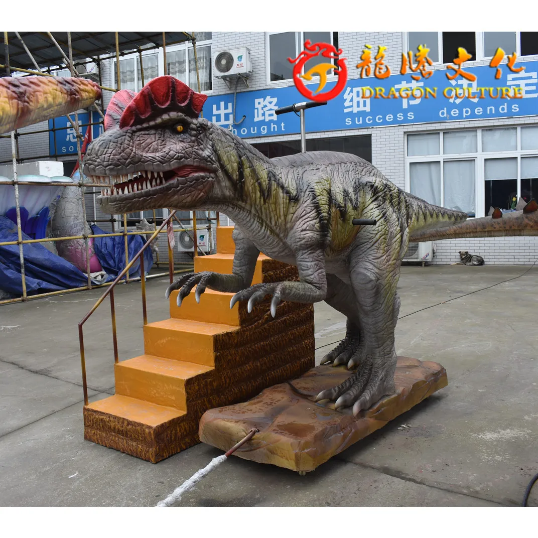 Life-size Ride-on Robotic Dinosaur Models for Kids Fun