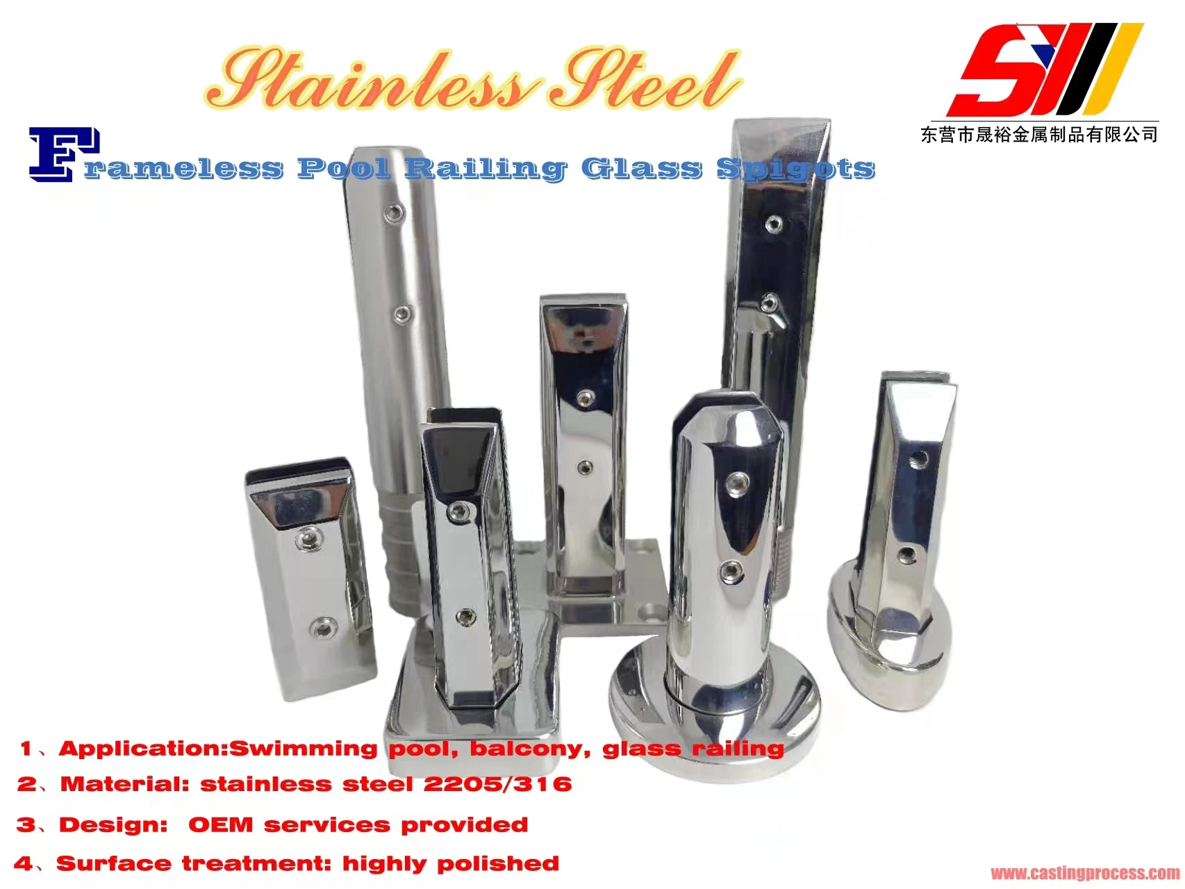 Shower Beveled Solid Stainless Steel 90 Degree Shower Glass Door Pull ...