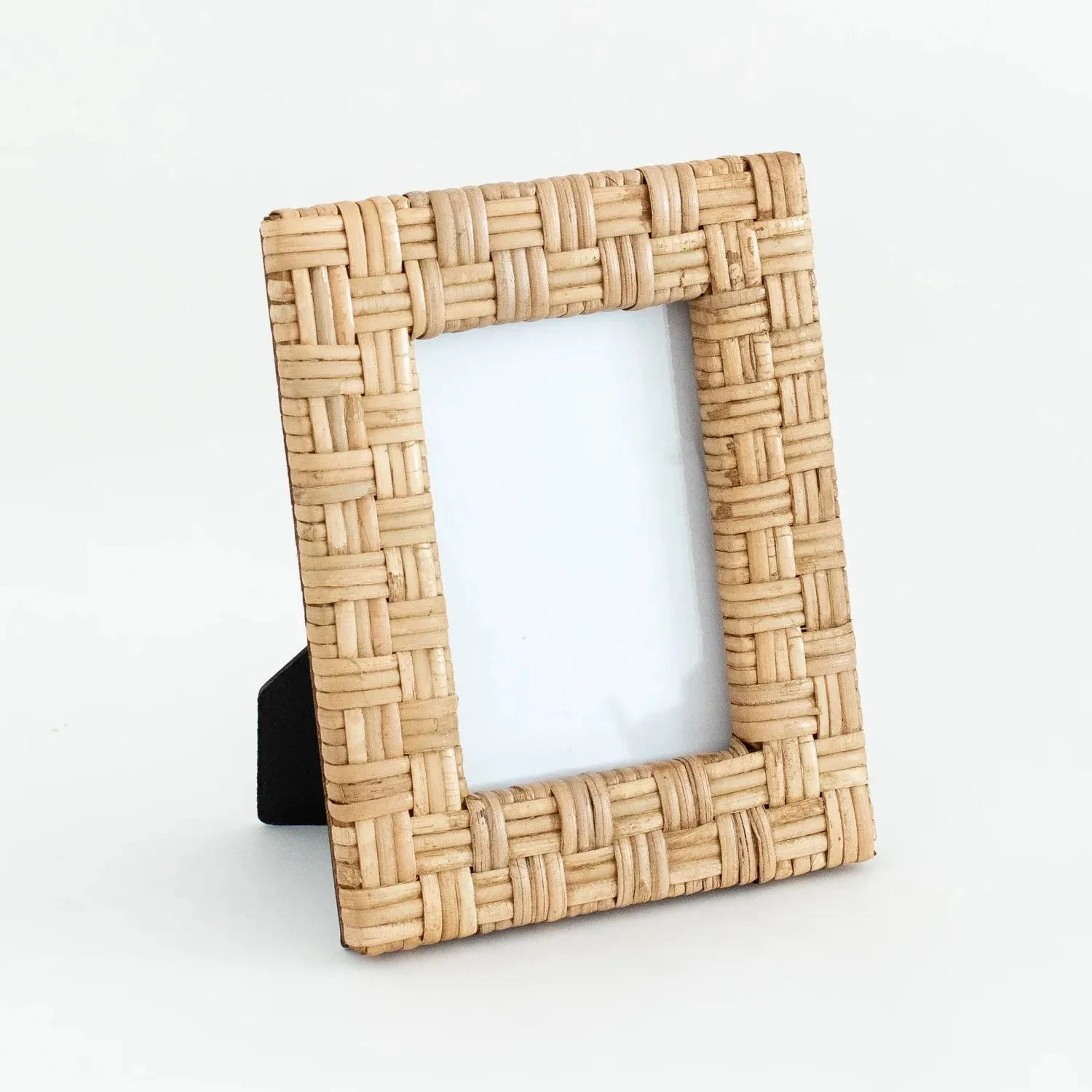 Bohemian Rattan Photo Frame Handwoven Rattan Picture Frame Decorative ...