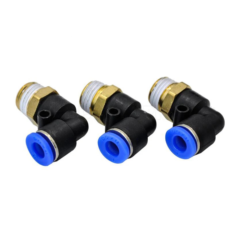 PL6-2 PL6-02 PL6-01 PL6-M5 PL12-03 PL8-02 PL10-02 Pneumatic fitting quick push in connector pipe ...
