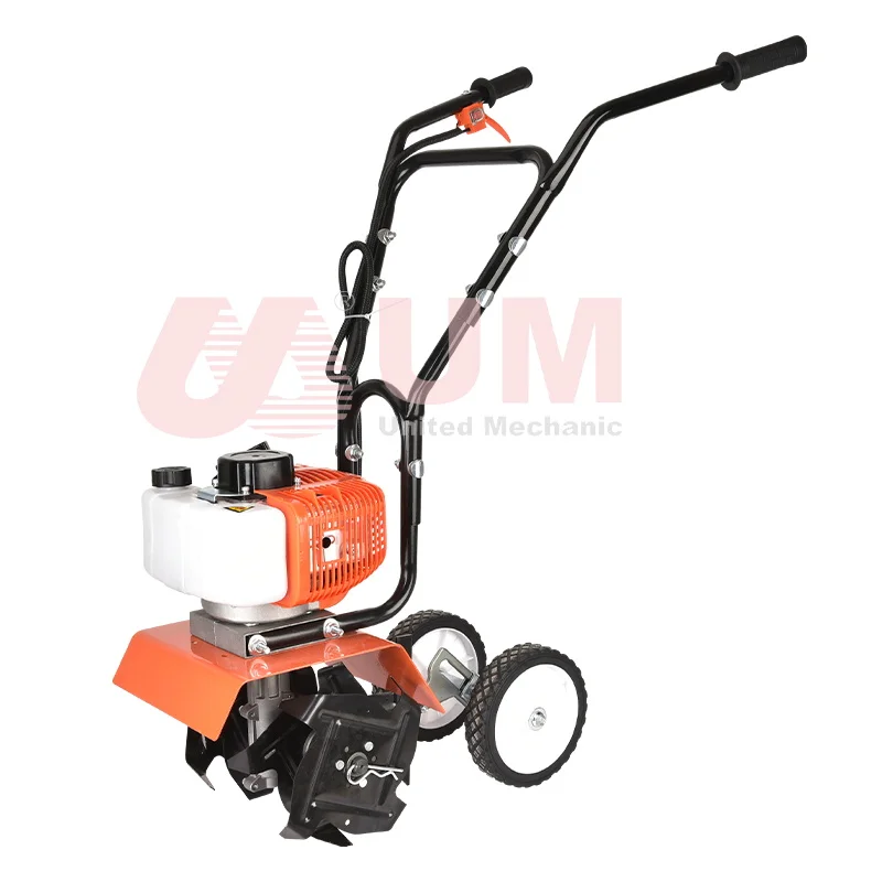 Mini Tiller 52cc Cultivator Agricultural Machine Hand Tiller ...