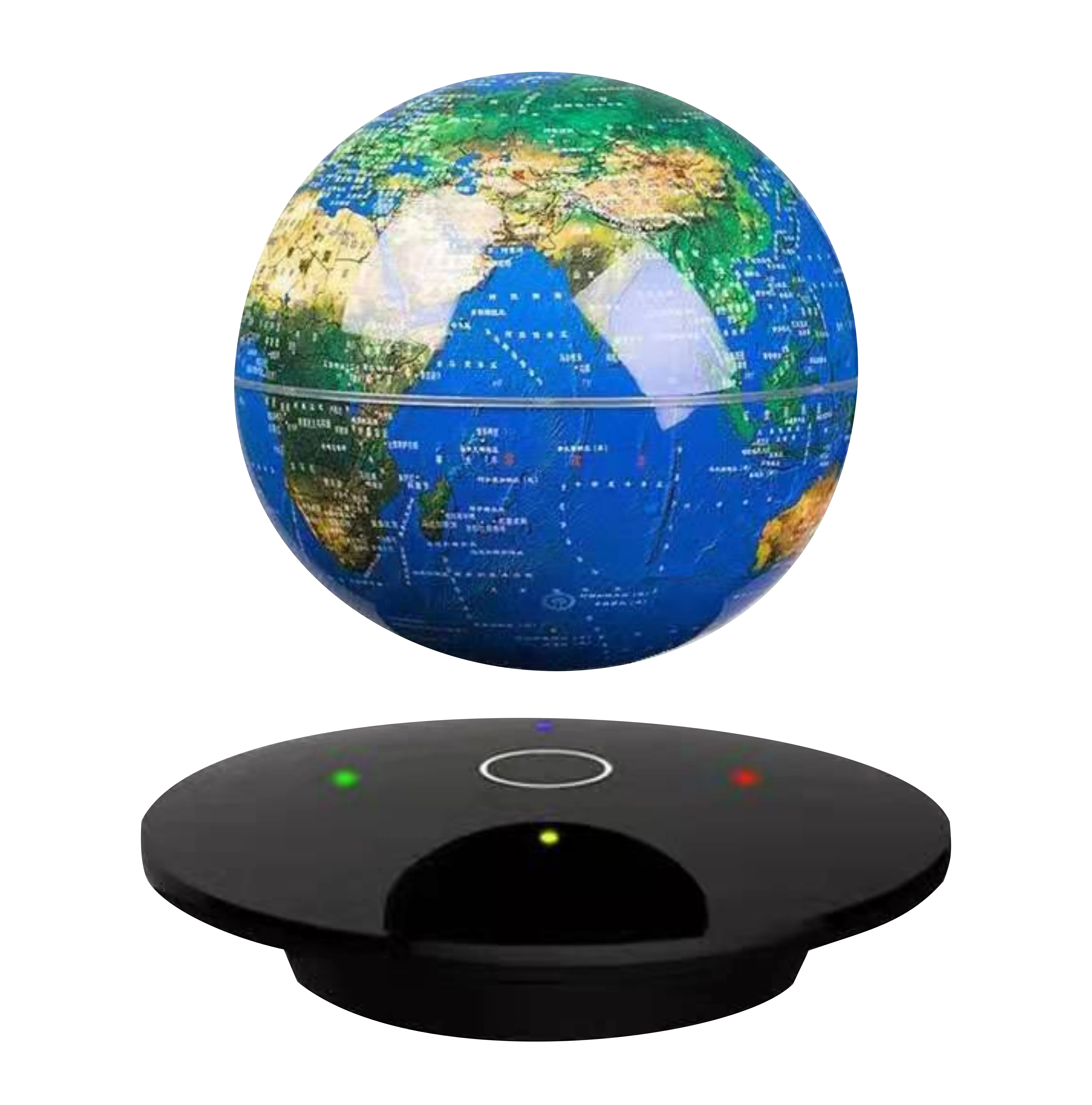 Rgb Color Magnetic Levitating Lamp Led Earth Light 3d Planet Magnetic ...
