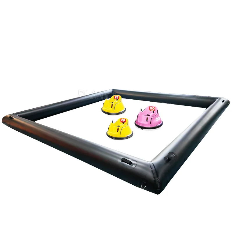 Large Kids Bumper Cars Inflatable Arena Race Track Inflatable Bumper ...