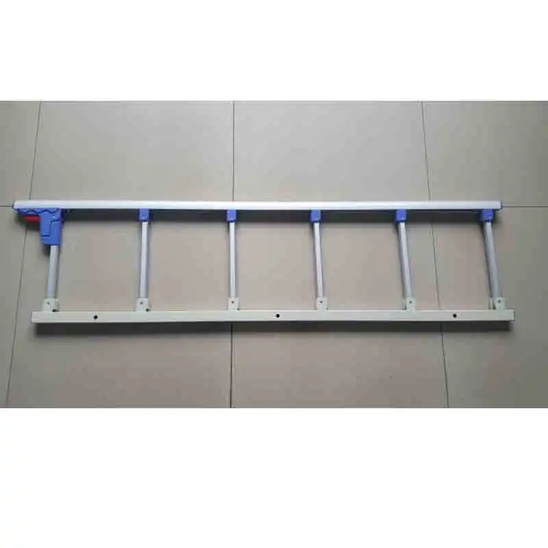 Hospital Medical Bed Accessories Guardrail Folding Side Rail Five Pole ...