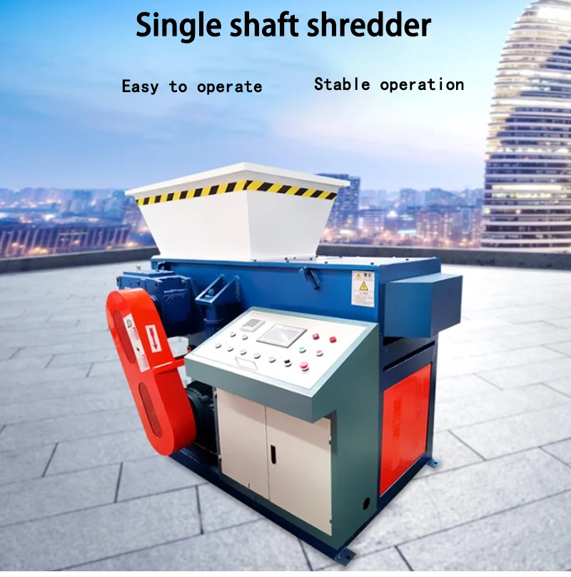 Rubber Shredder Plastic Shredder Automatic Plastic Single Shaft ...
