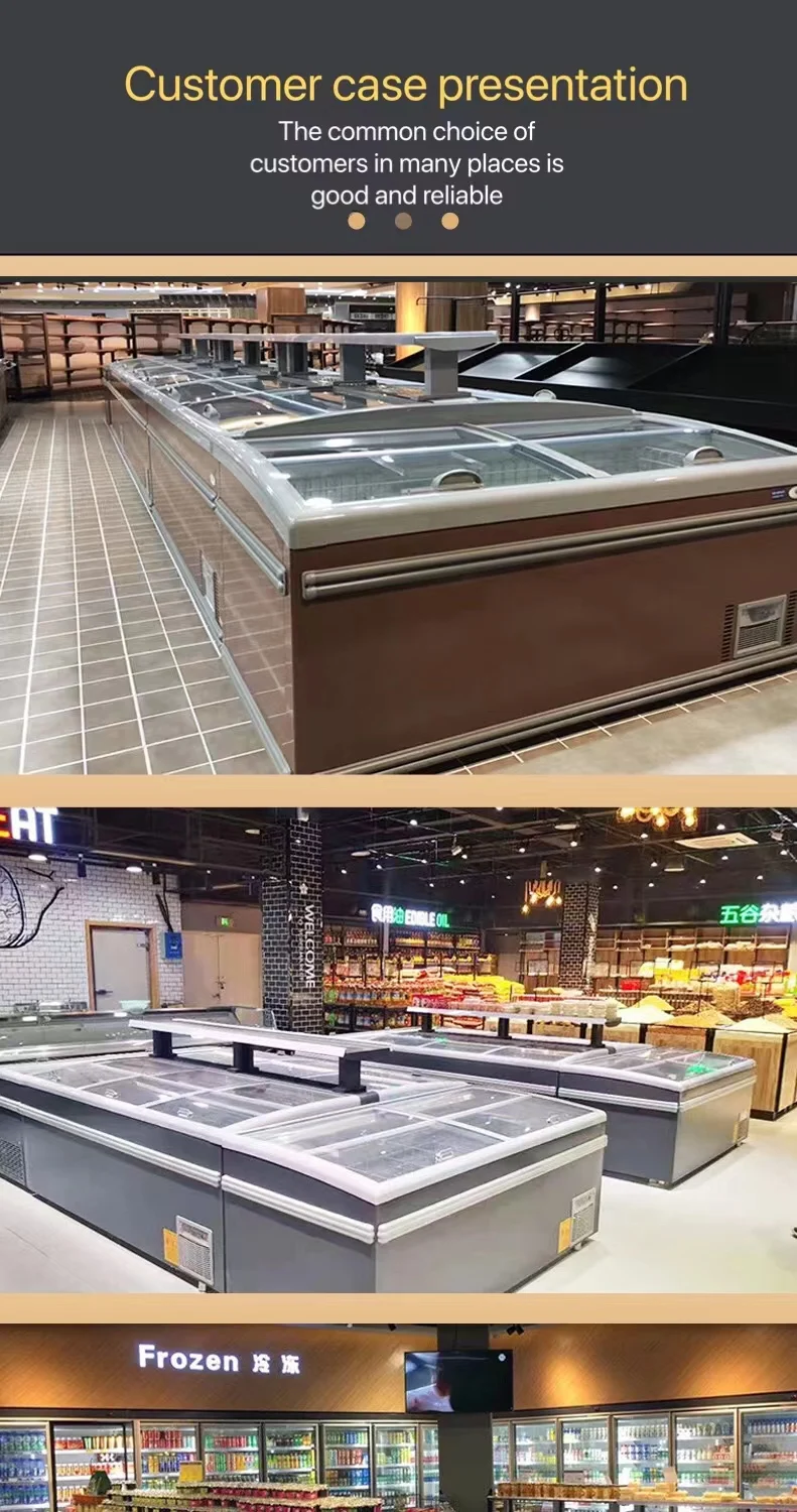 Horizontal Display Freezer Refrigerator Commercial Chest Freezer - Buy ...