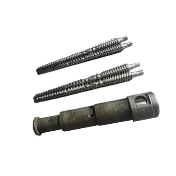 Pvc Upvc Pipe Profile Plastic Extruded Conical Twin Screw Barrel Direct ...