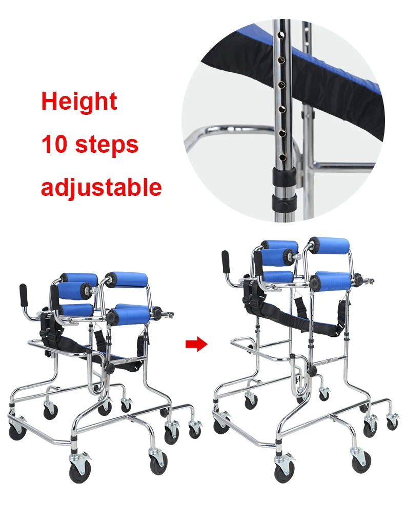 Size L Anti Rollover Disabled Children Walking Aids Hemiplegia Lower ...