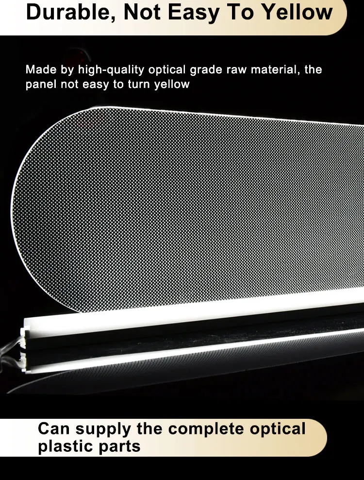 KUNXIN Clear 3mm 4mm 6mm PMMA Acrylic Laser Dotting Light Guide Panel OEM