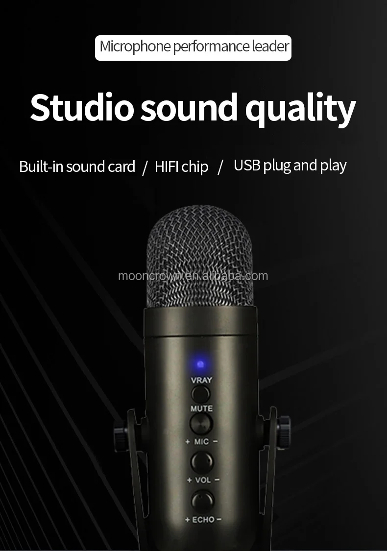 Mu900 USB Podcasting Microphone with Noise Cancelling