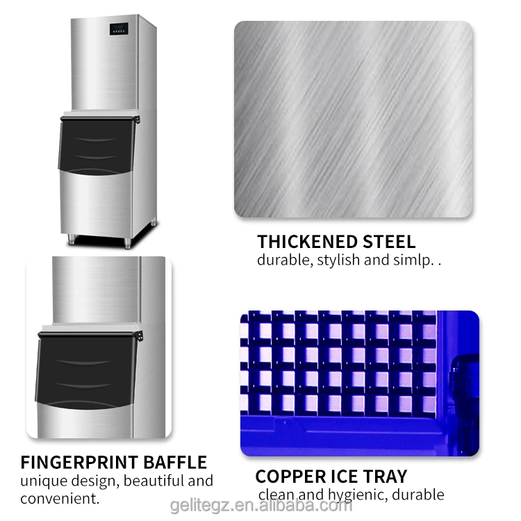 Ice Maker Machine Different Type with Different Storage in Cube Ice ...
