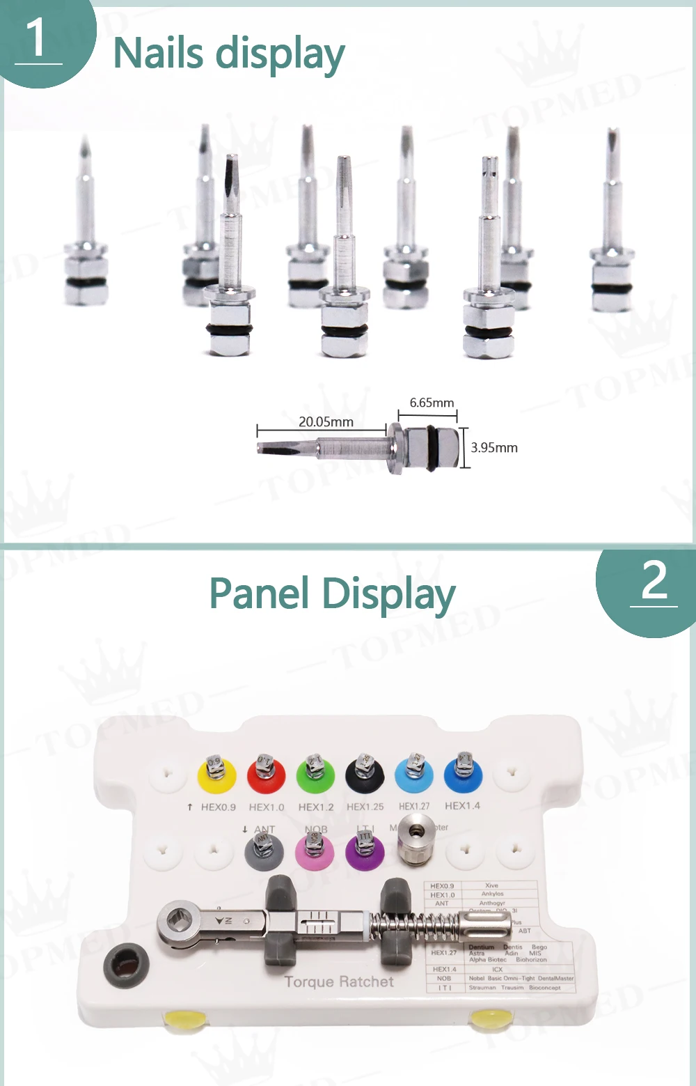 Dental Implant Prosthetic Kit - Top Quality & Online Support
