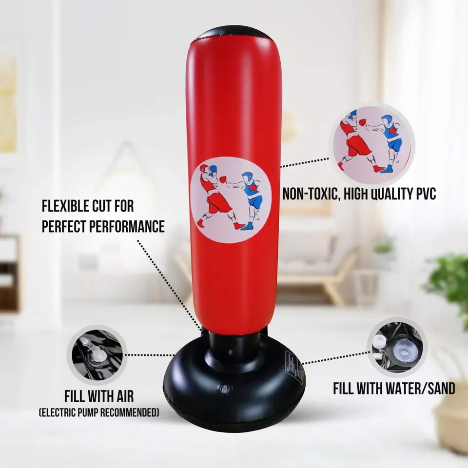 New Protective Inflatable Boxing Professional Free Standing Punch ...