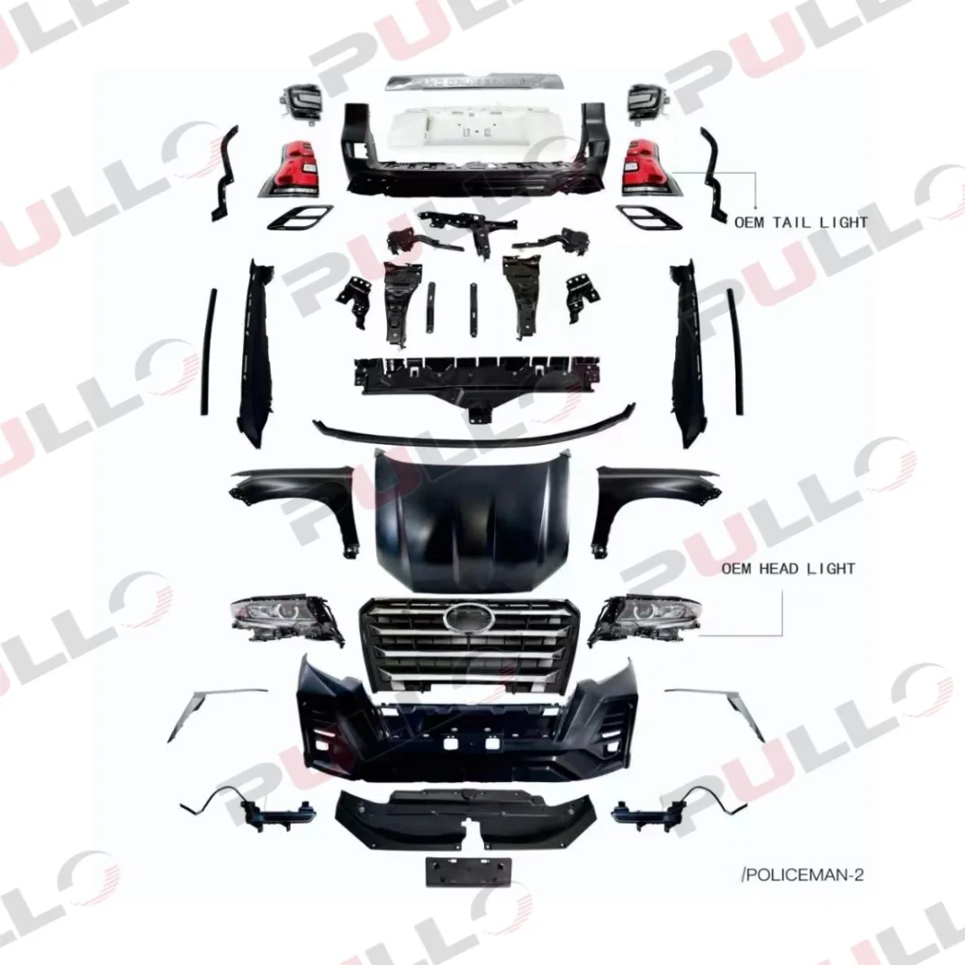 car body kits for Toyota Prado 11-17 change to 22 year with front and ...