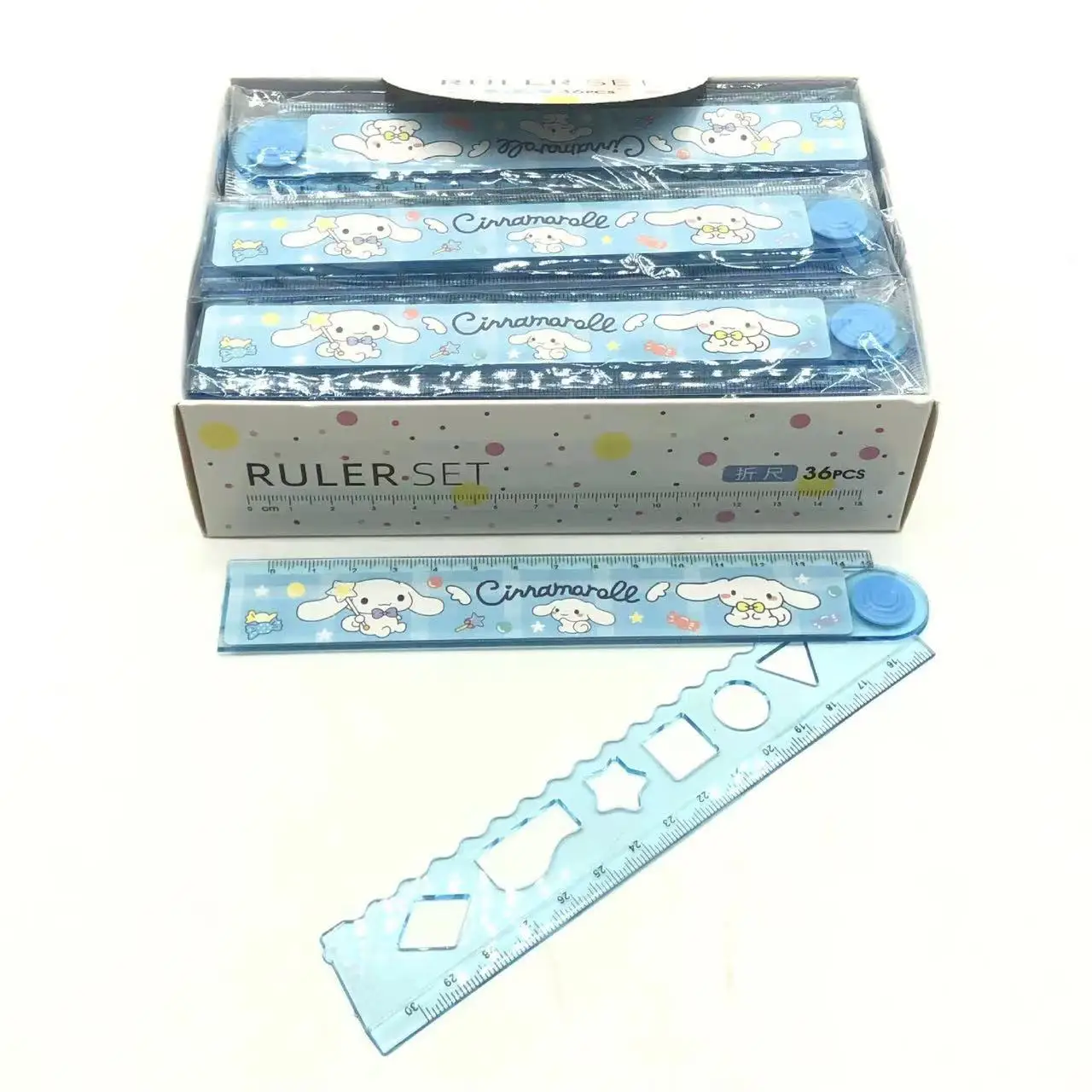 Wholesale 20cm Kuromi Straight Ruler Cinnamoroll Students Stationery ...