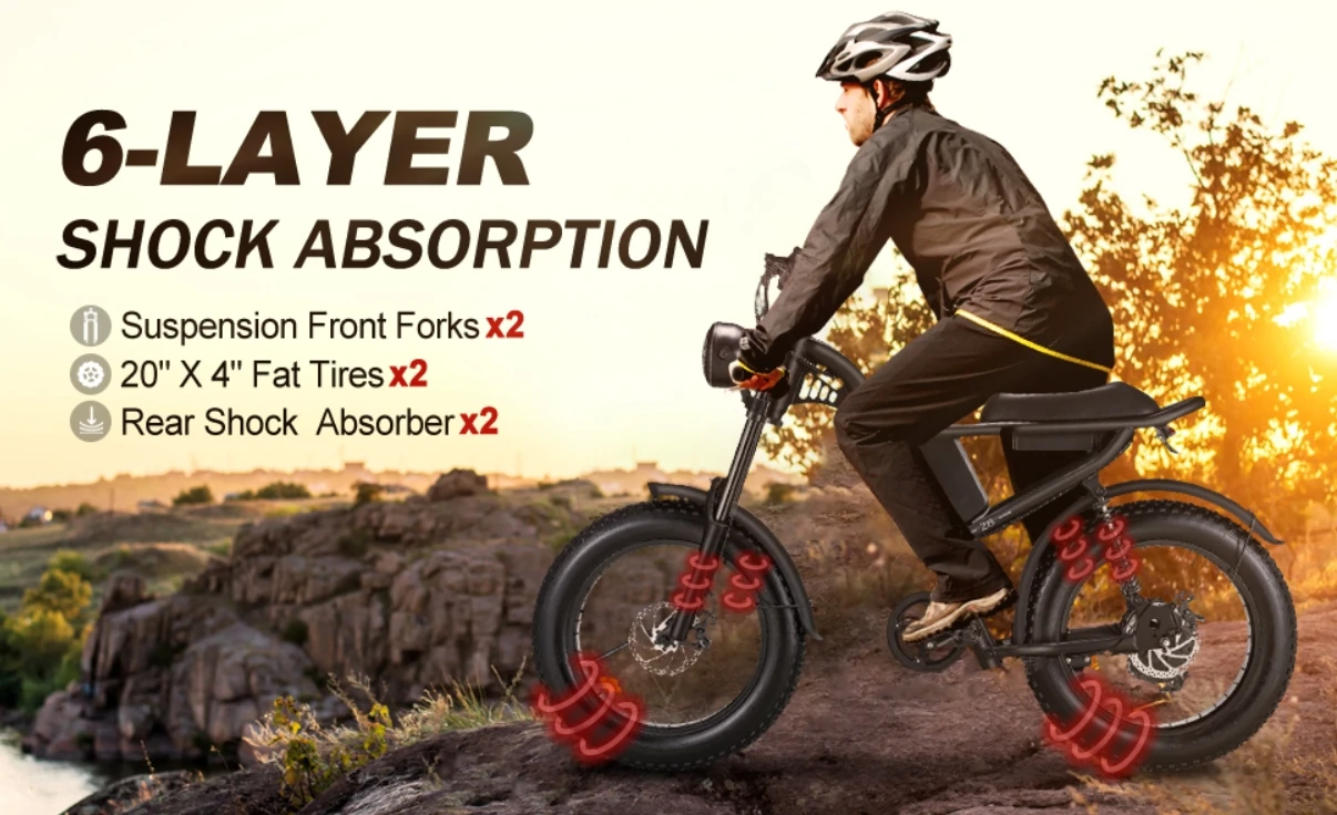 Ridingtimes Z8 Electric Bike Hydraulic Brake Electric Bicycle In Eu