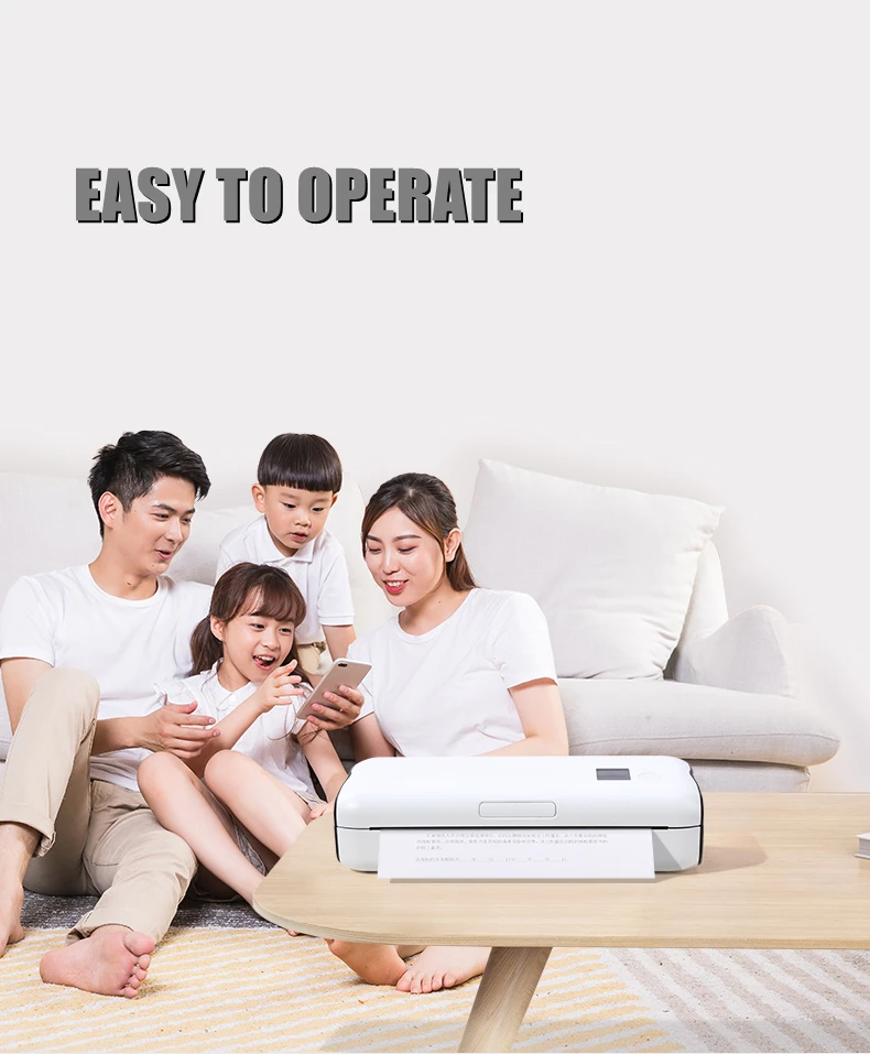 A4bt A4 Size Bt Mobile Receipt Thermal Printer Support A5 Size Paper ...